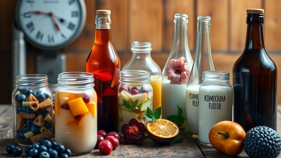 Bevande fermentate: scopri i benefici di kombucha e kefir